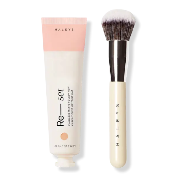 HALEYS BEAUTY Matte Mastery Oil Control Foundation Duo - 3.25 Light/medium - Neutral