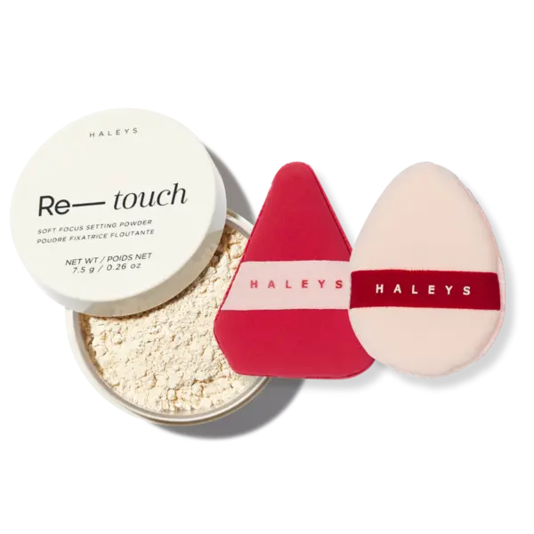 HALEYS BEAUTY Airbrushed Blurring Setting Powder Duo - Translucent Neutral