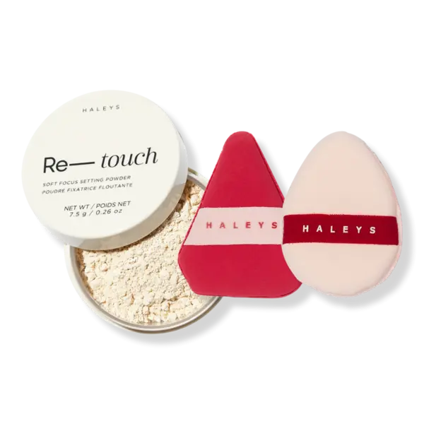 HALEYS BEAUTY Airbrushed Blurring Setting Powder Duo - Translucent Neutral
