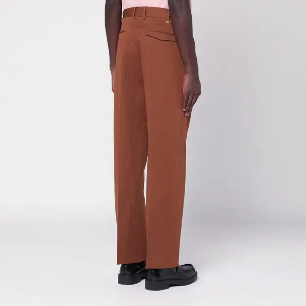 PT TORINO Cotton Linen Trousers