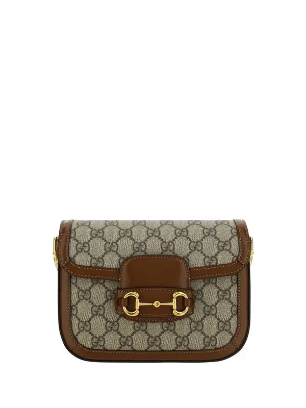 Gucci 1955 Mini Horsebit Shoulder Bag - Brown