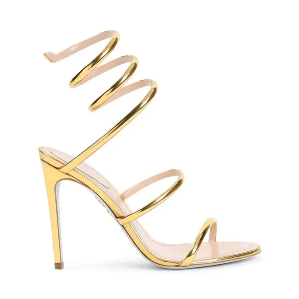 Rene Caovilla Renè Caovilla Calf Leather Stiletto Sandals