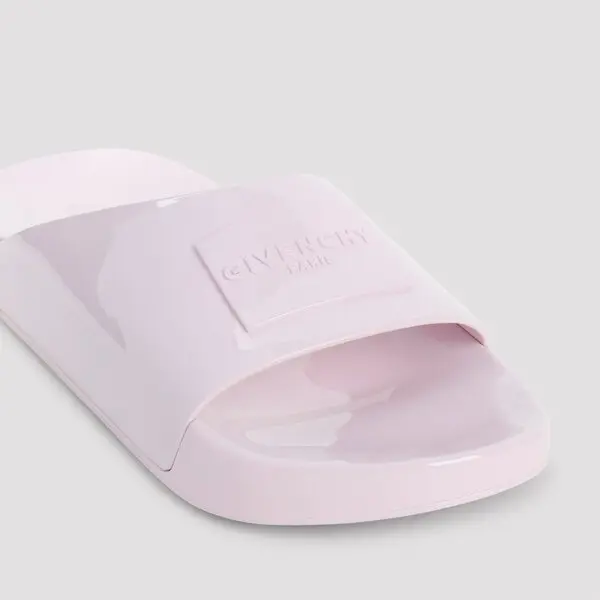 Givenchy Embossed Logo Rubber Slides - Multicolor