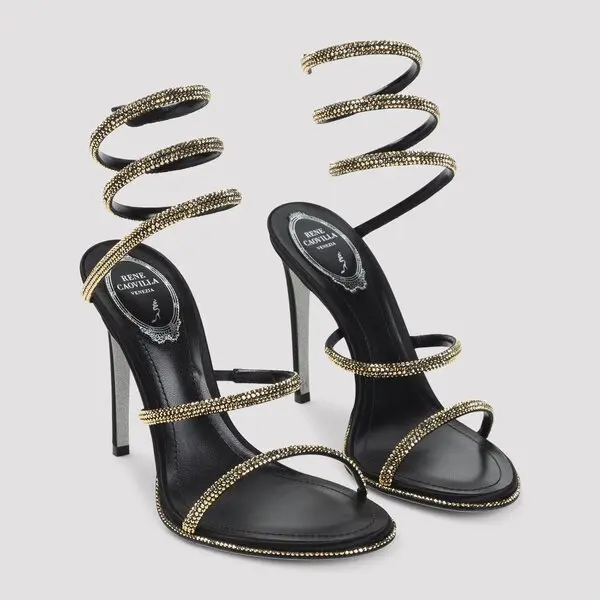 Rene Caovilla Embellished Stiletto Sandals