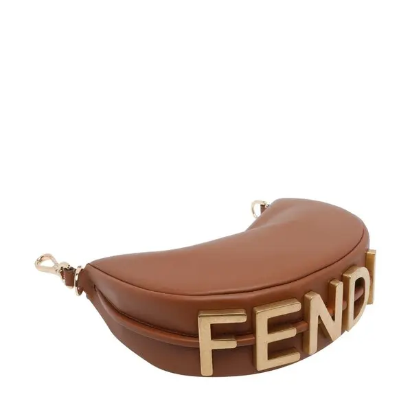 Fendi Mini Baguette Bag - Brown