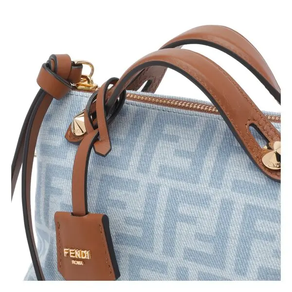 Fendi By The Way Soft Mini Denim Crossbody Bag