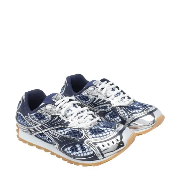 Bottega Veneta Orbit Sneakers - Silver