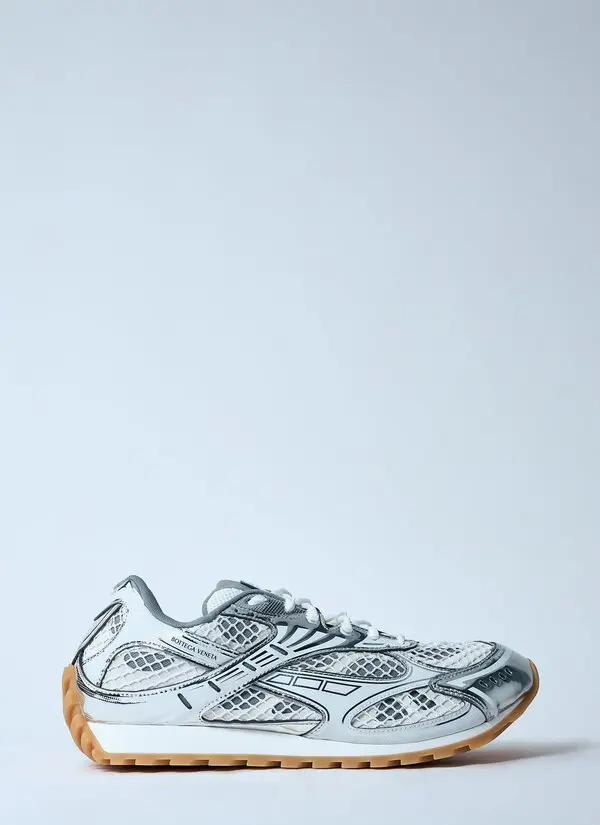 Bottega Veneta Orbit Sneakers - Silver