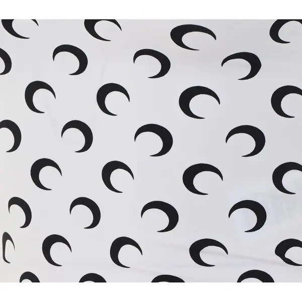 MARINE SERRE Moon Print Jersey Straps Top - White