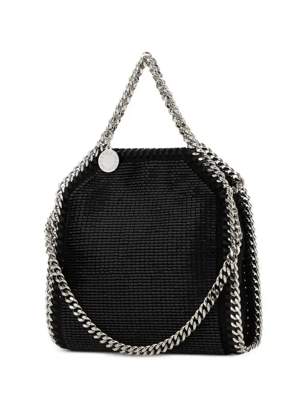 Stella McCartney Falabella Foldable Tote Bag With Chain Detail - Black