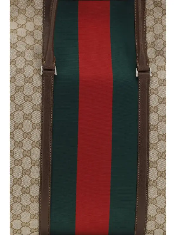 Gucci Gg Travel Bag With Web Stripe