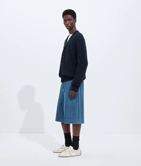 Bottega Veneta Atlantic Blue Denim Shorts