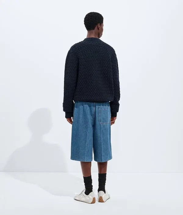 Bottega Veneta Atlantic Blue Denim Shorts