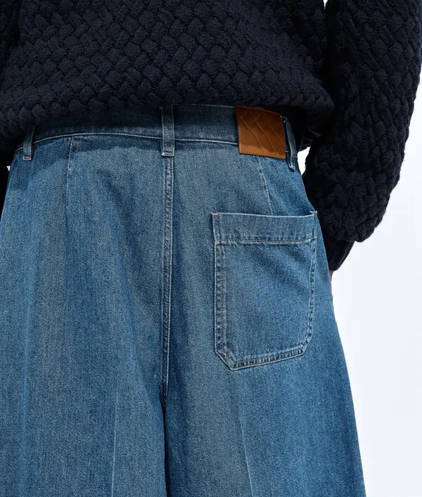 Bottega Veneta Atlantic Blue Denim Shorts