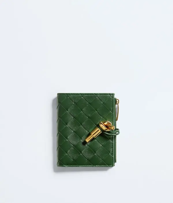 Bottega Veneta Andiamo Small Bi-fold Wallet - Basil