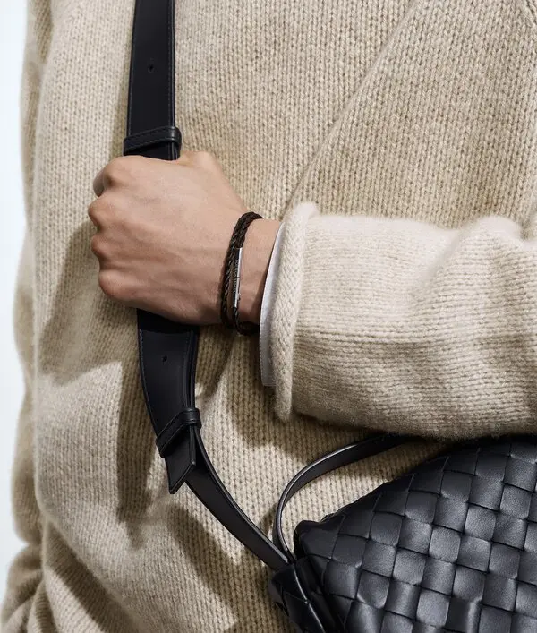 Bottega Veneta Rope Leather Bracelet