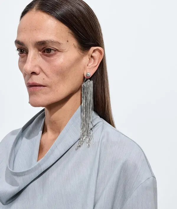 Bottega Veneta Fringes Single Earring
