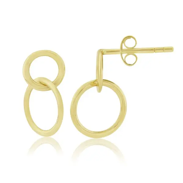 AUREE JEWELLERY Kelso Yellow Vermeil Drop Earrings - Gold