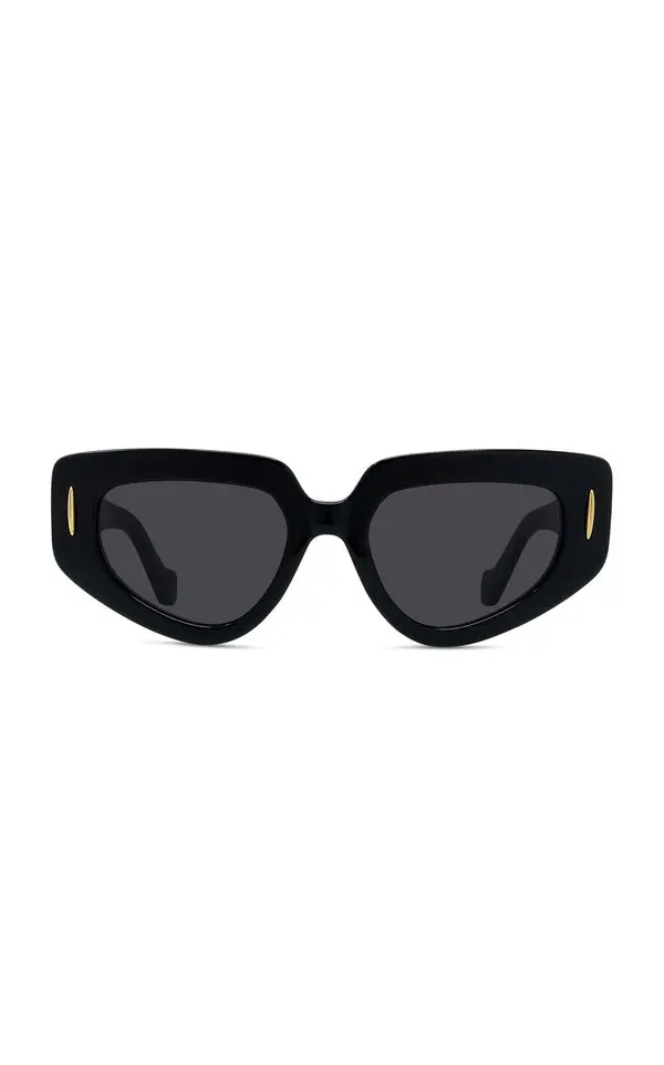 Loewe Anagram Square-frame Acetate Sunglasses - Black