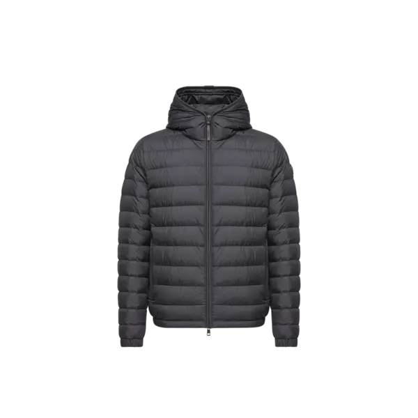 Moncler Solienn Hooded Short Down Jacket - Blue