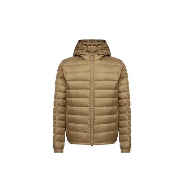 Moncler Solienn Hooded Short Down Jacket - Green