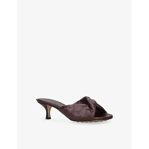 Bottega Veneta Blink Intrecciato Leather Mules