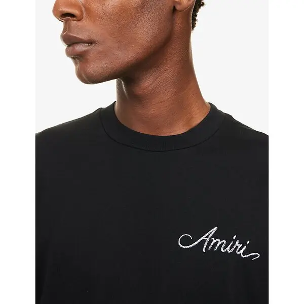 Amiri Ma Check-patch Skate Cotton-jersey T-shirt Xxl