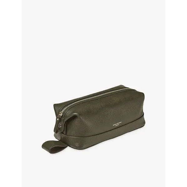 ASPINAL OF LONDON Classic Leather Wash Bag