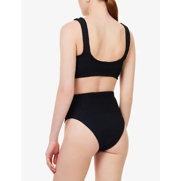 Hunza G Nadine Gold-hoop Bikini Set