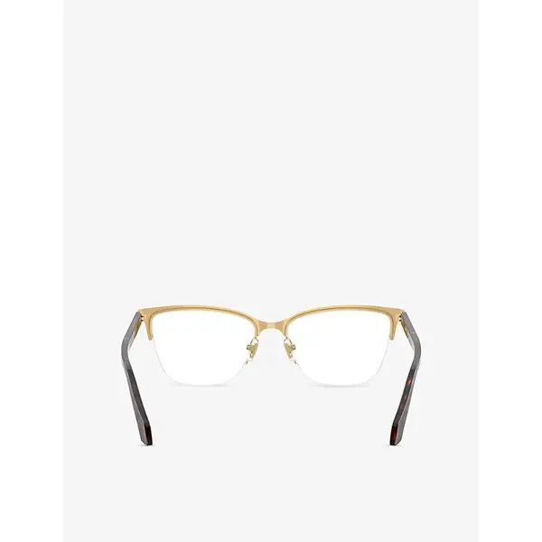Versace Ve1304 Square-frame Metal Optical Glasses