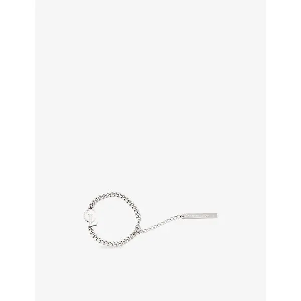 CHRISTIAN LOUBOUTIN Cl -toned Metal Chain Bracelet - Silver