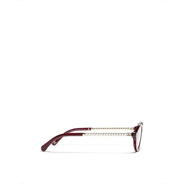 Chanel Ch3499ha Oval-frame Metal Optical Glasses