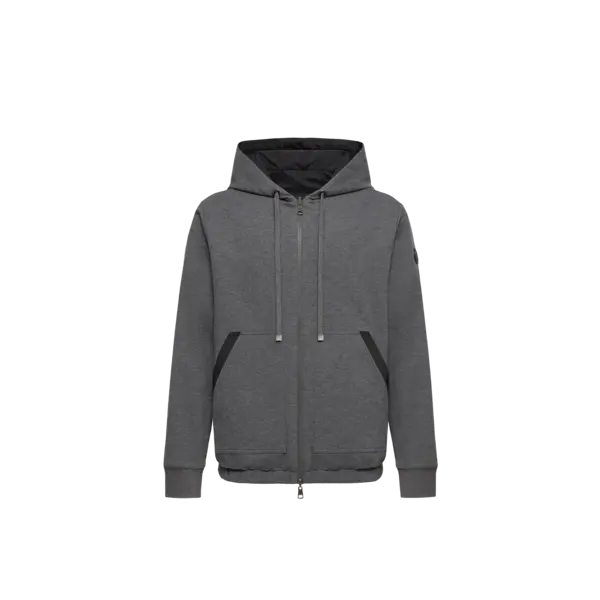 Moncler Reversible Zip-up Hoodie - Gray