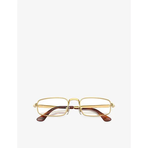 Ray-ban Rb3927v Rectangle-frame Metal Optical Glasses
