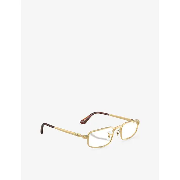Ray-ban Rb3927v Rectangle-frame Metal Optical Glasses