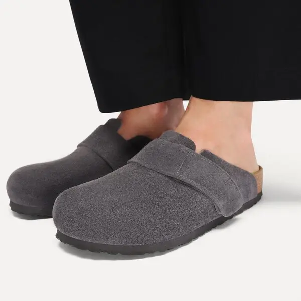 BIRKENSTOCK Loma Suede Leather - Charcoal