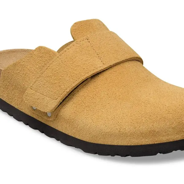 BIRKENSTOCK Loma Suede Leather Clogs - Cork Brown