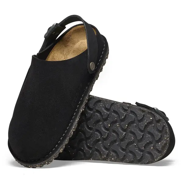 BIRKENSTOCK Lutry Premium Suede Leather - Black