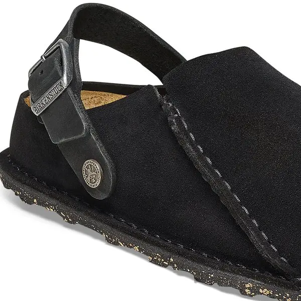 BIRKENSTOCK Lutry Premium Suede Leather - Black