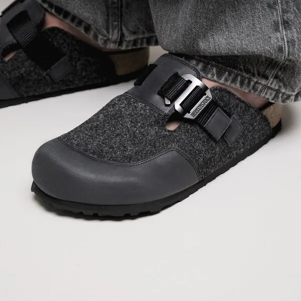 BIRKENSTOCK Boston Nova Felt Leather/textile/felt - Anthracite