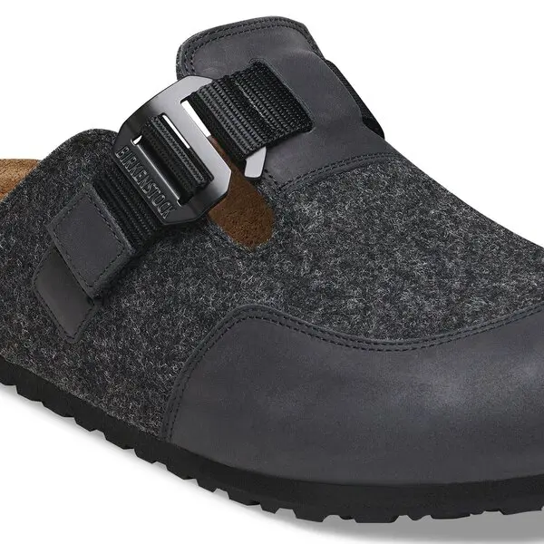 BIRKENSTOCK Boston Nova Felt Leather/textile/felt - Anthracite