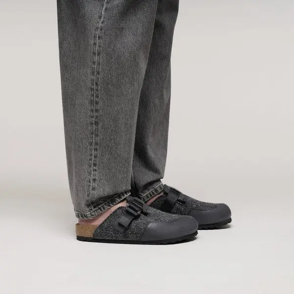 BIRKENSTOCK Boston Nova Felt Leather/textile/felt - Anthracite