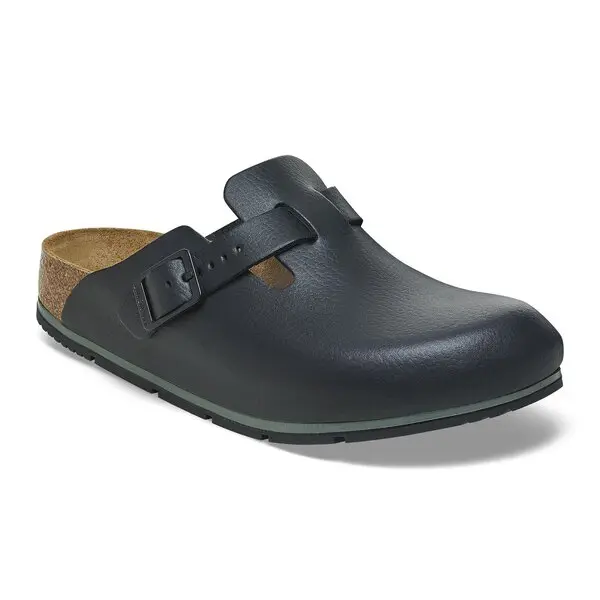 BIRKENSTOCK Boston Pro Natural Leather - Black
