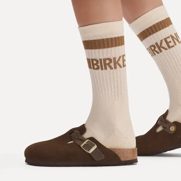 BIRKENSTOCK Boston Braided Suede Leather