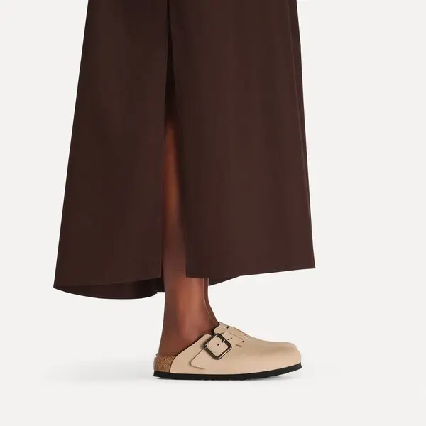 BIRKENSTOCK Boston Wire Buckle Nubuck Leather - Sandcastle