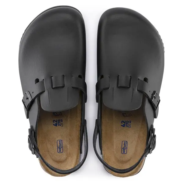 BIRKENSTOCK Kay Sl Soft Footbed Natural Leather - Black