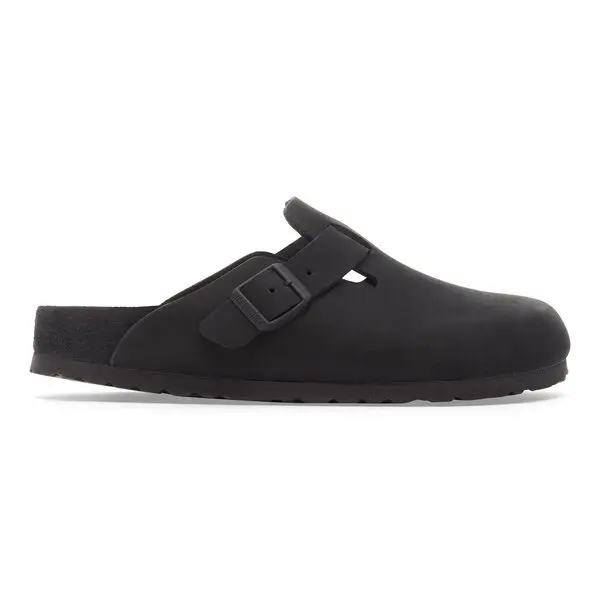 BIRKENSTOCK Boston Nubuck Leather - Black
