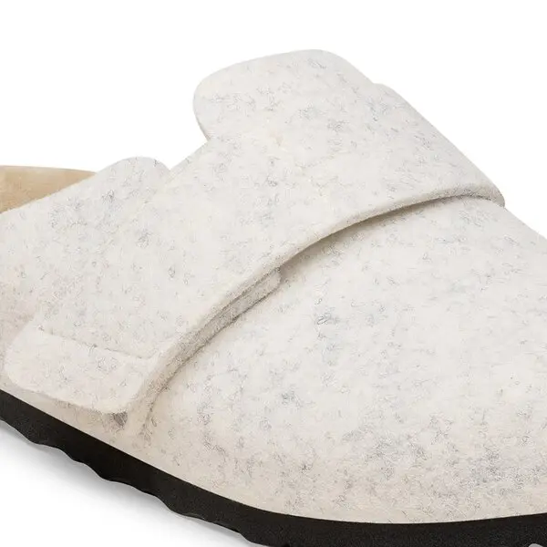 BIRKENSTOCK Loma Shearling Felt Clogs - Oyster