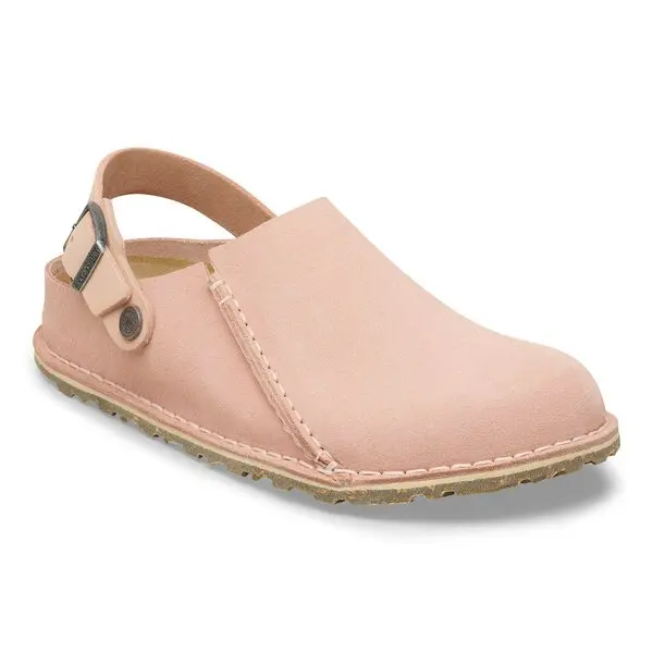 BIRKENSTOCK Lutry Premium Suede Suede Leather - Light Rose