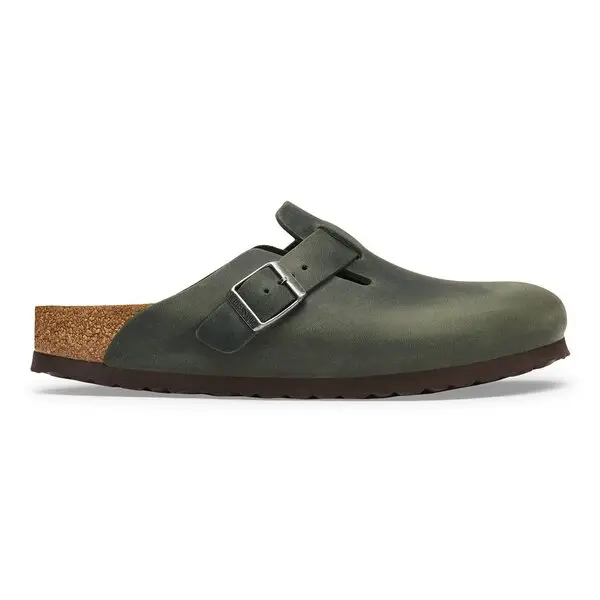 BIRKENSTOCK Boston Natural Leather Oiled - Thyme
